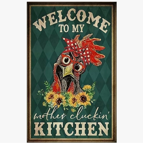 Accents | Wall Decor Tin Metal Funny Sign 12 X 8 Ready To Hang | Poshmark